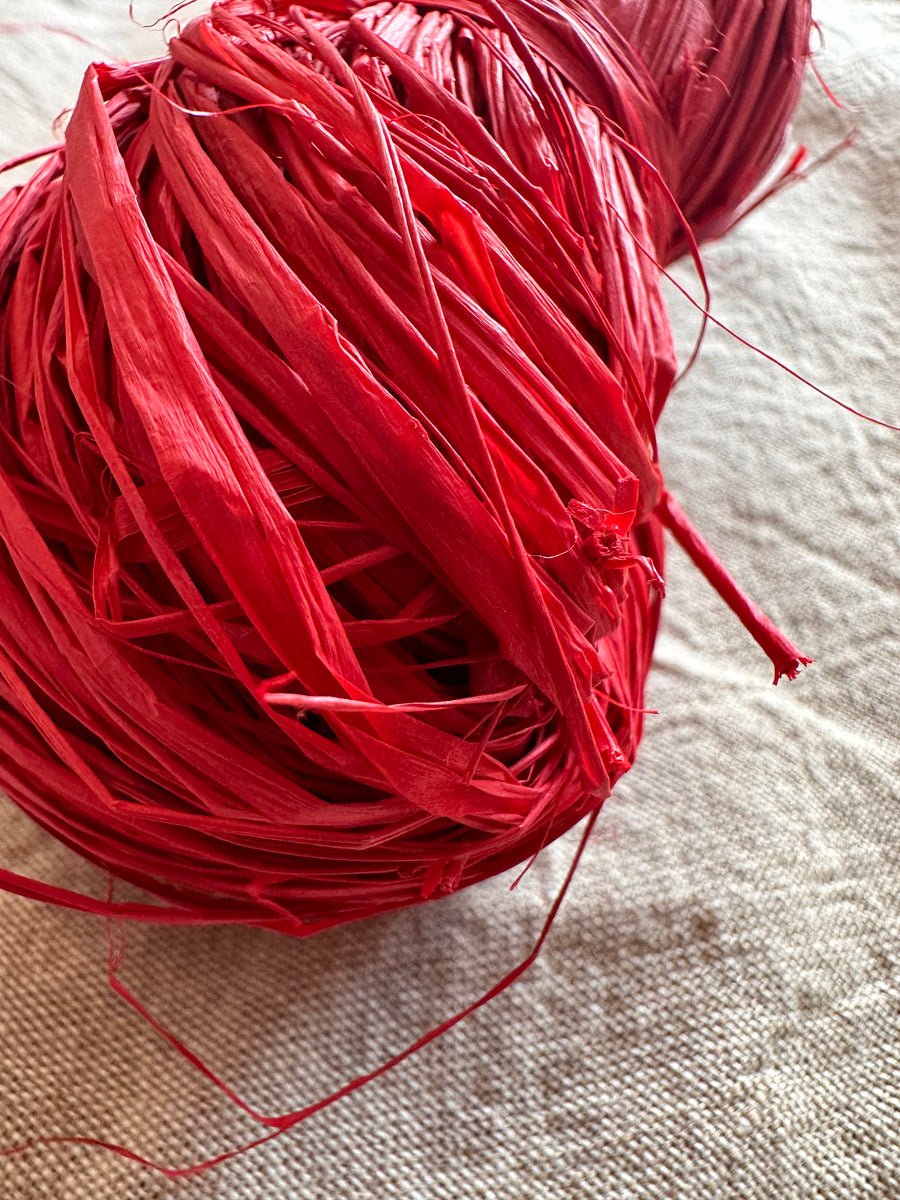 Tjanpi Raffia 250g Red – String Harvest
